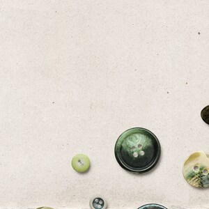 Green Buttons, Digital Scrapbooking Elements, Commercial Use OK ...