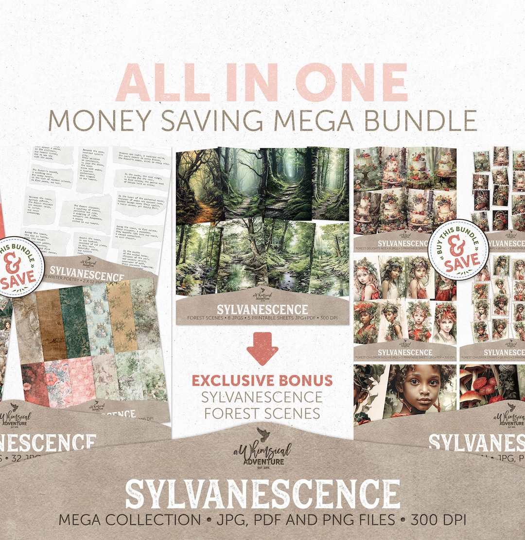 Sylvanescence Mega Enchanted Forest Money Saving Bundle, Digital ...
