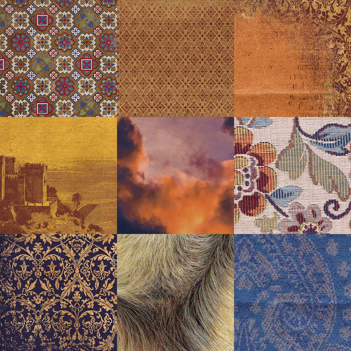 Printable Medieval Style Paper Fantasy Junk Journal Knights | Etsy