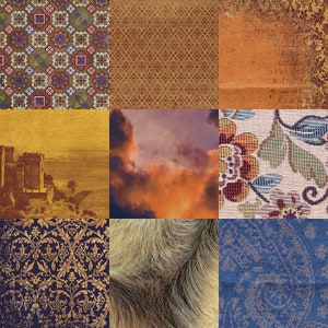 Printable Medieval Style Paper, Fantasy Junk Journal, Knights and Armor ...