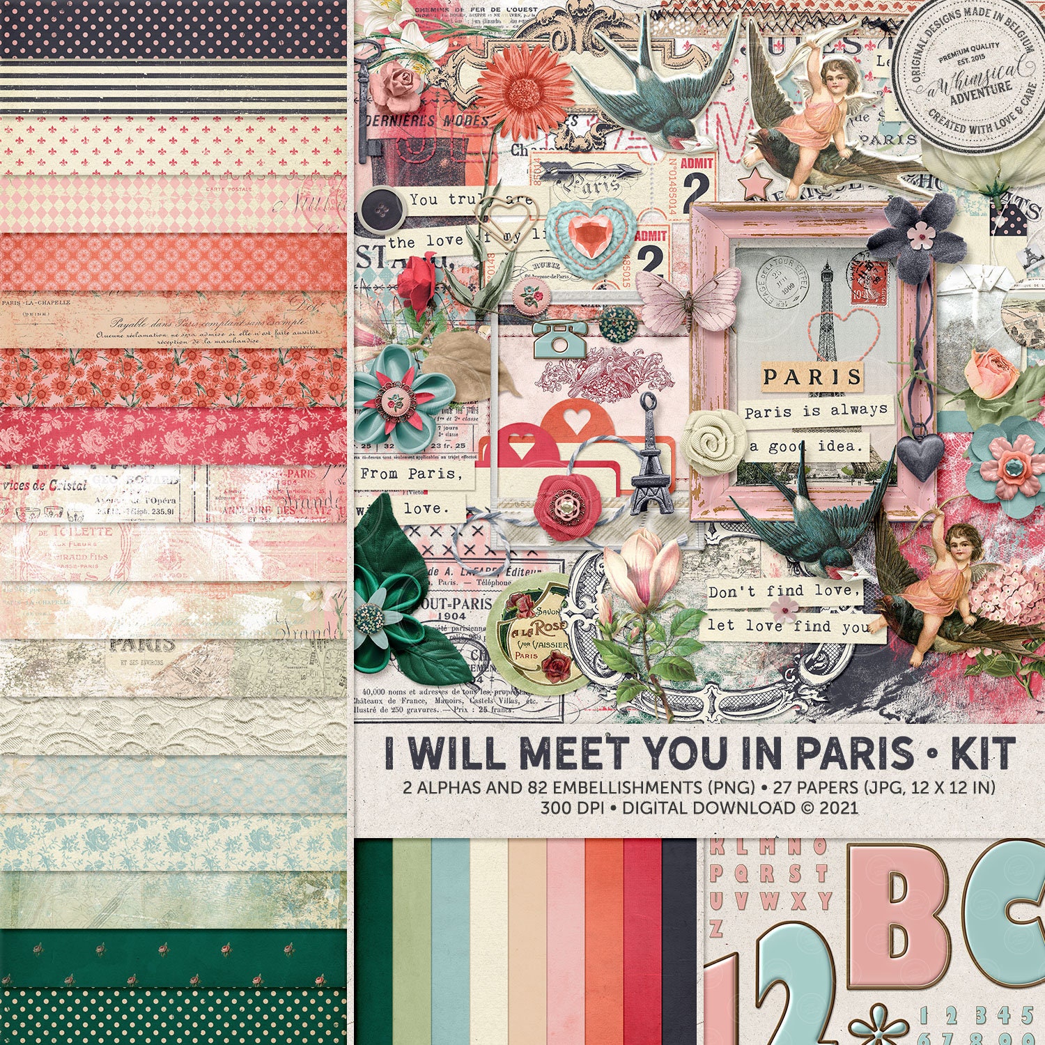 Paris Scrapbooking Ideas