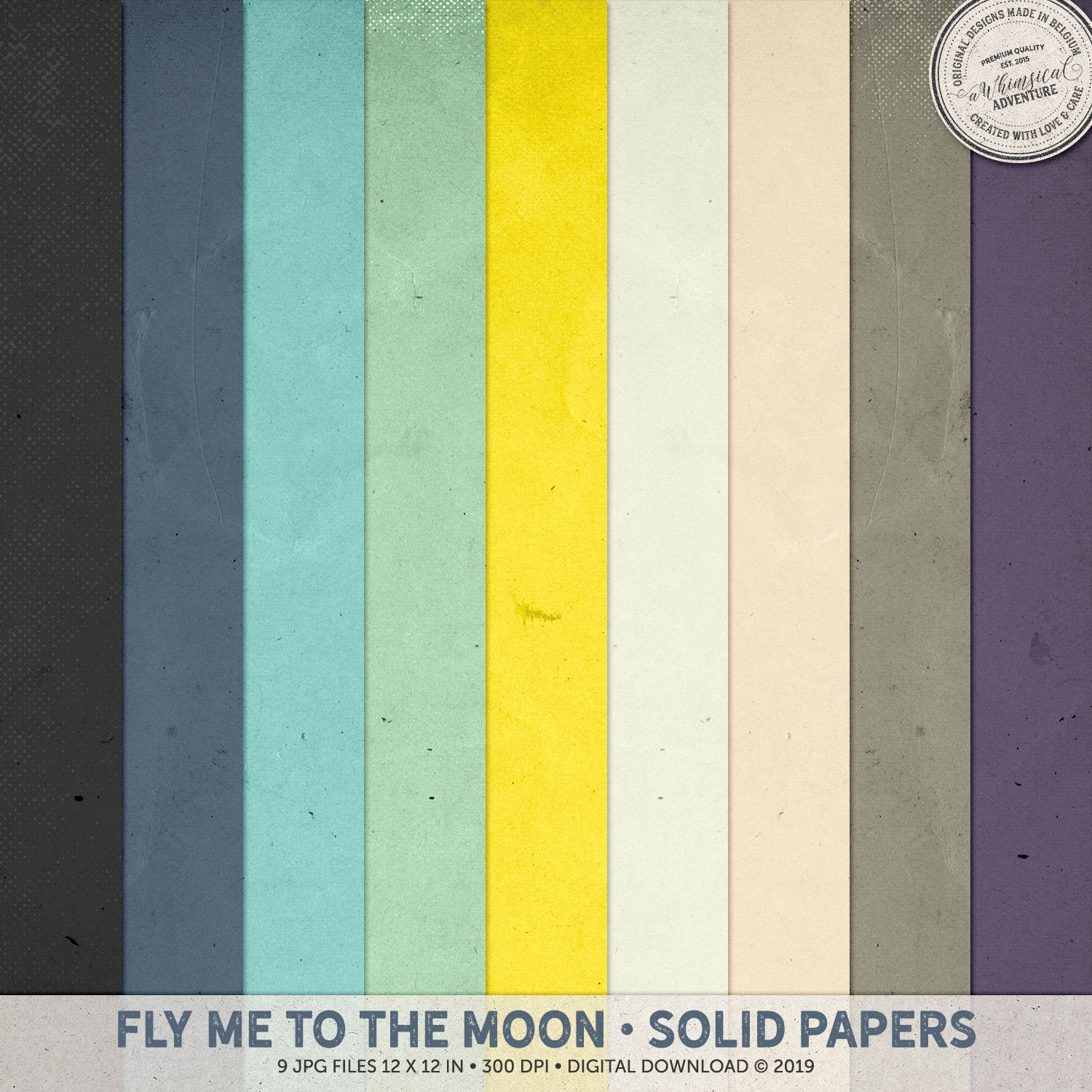 Outer Space Scrapbook Kit to the Moon and Back Astronomy | Etsy