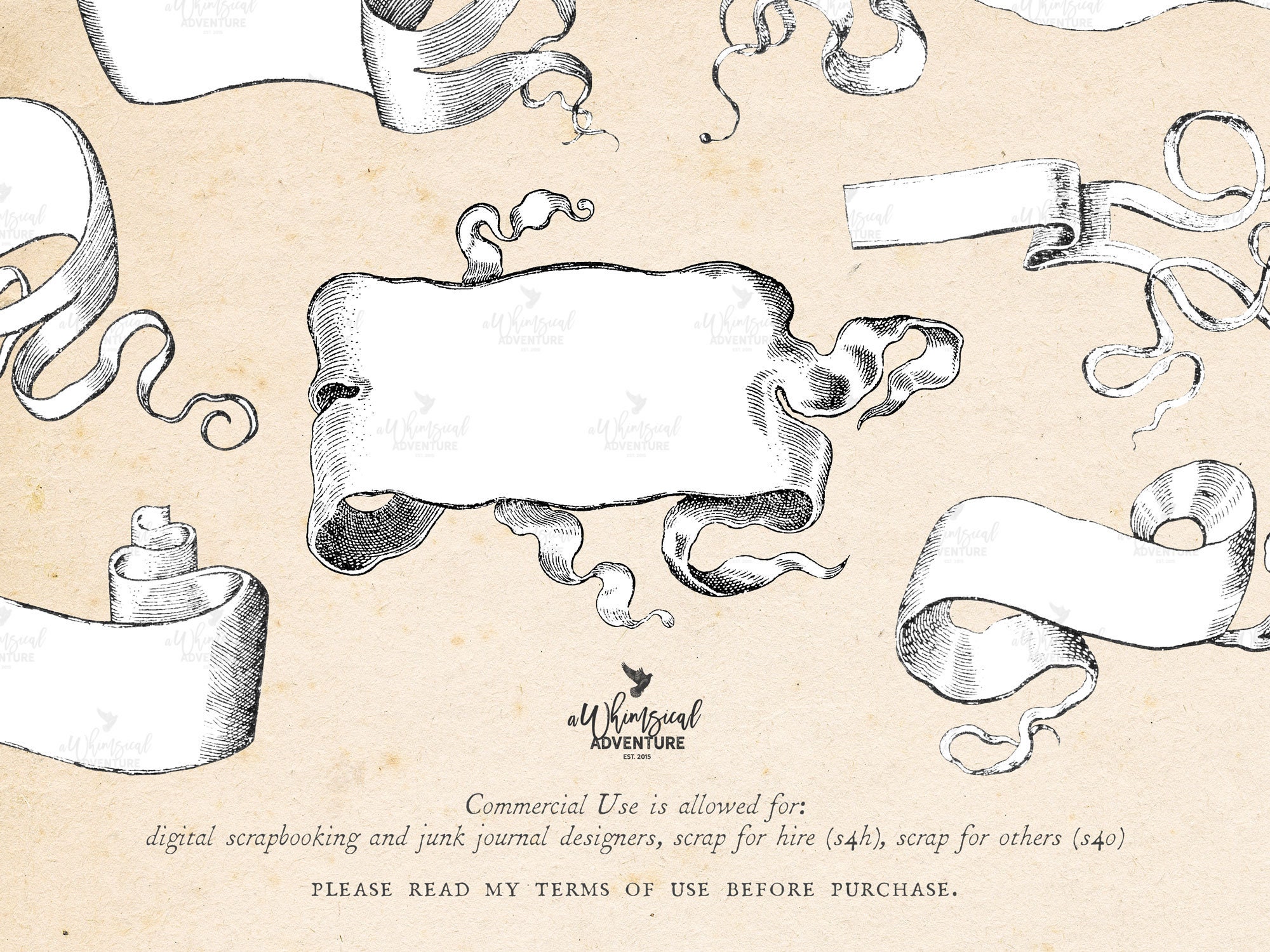 Medieval Banners and Ribbons Clipart for Commercial Use - Etsy