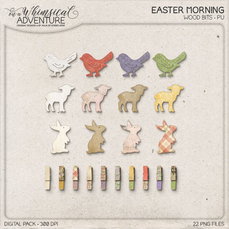 Mega Bundle Party Supplies Digital Scrapbooking Easter - Etsy