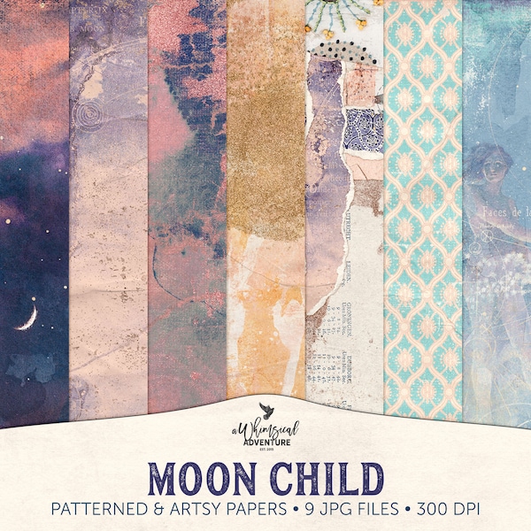 Whimsical Digital Paper - Etsy