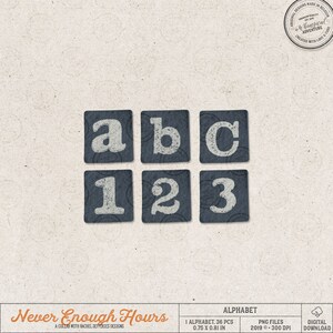 Lower Case Paper Alphabet Letters and Numbers Symbols and - Etsy