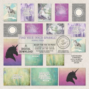 Junk Journal Printable Journaling Cards 3 x 4 4 x 6 Pastel | Etsy