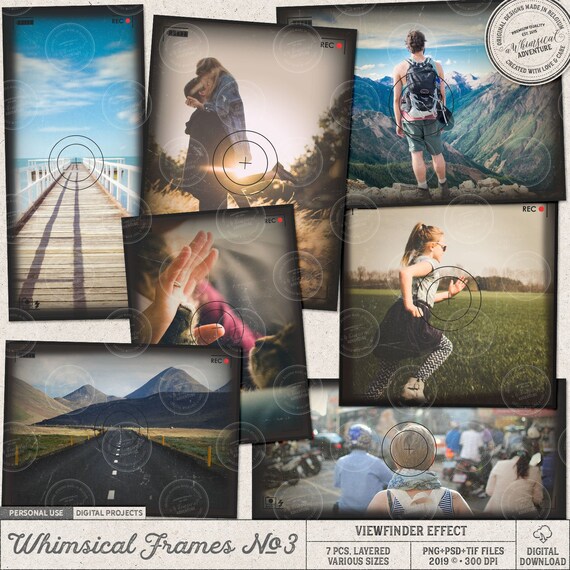 Viewfinder Frames Picture Frame Set Photographer Gift | Etsy