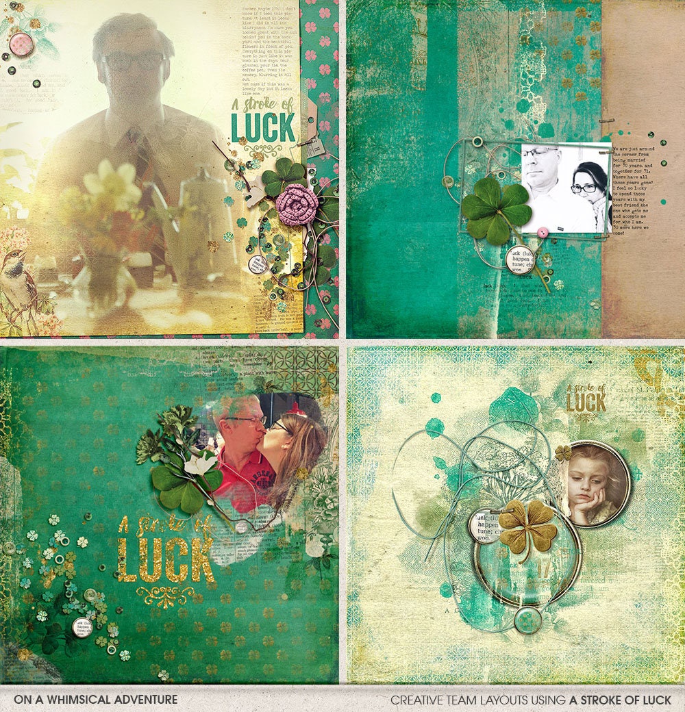 Irish Paper Craft Supplies Shamrock Scrapbooking Printable - Etsy