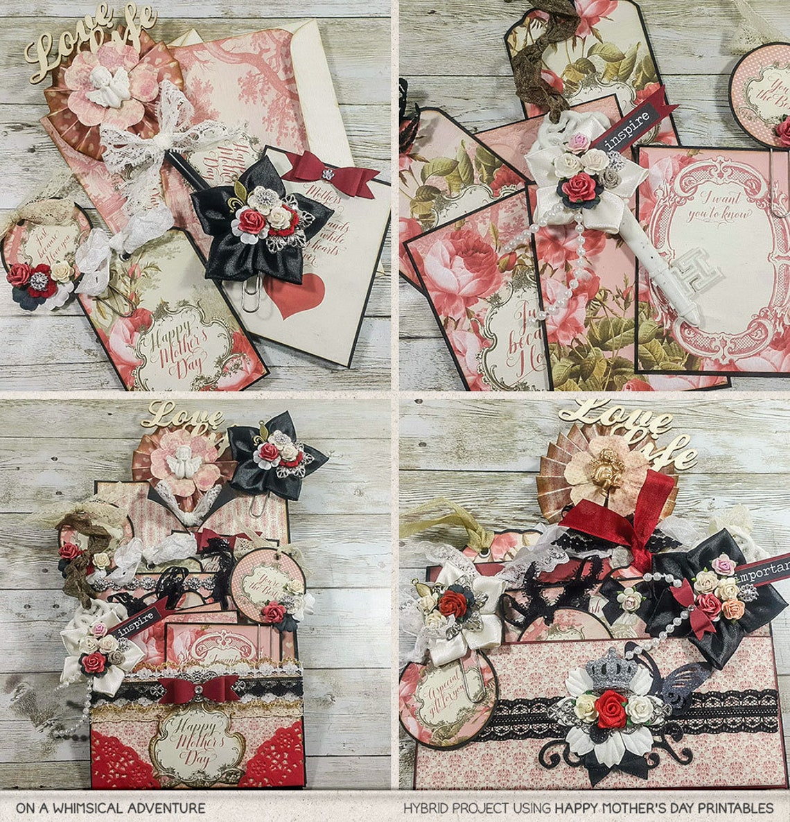 Red Roses for Mom for Her Birthday Gift Red Coral Peach | Etsy