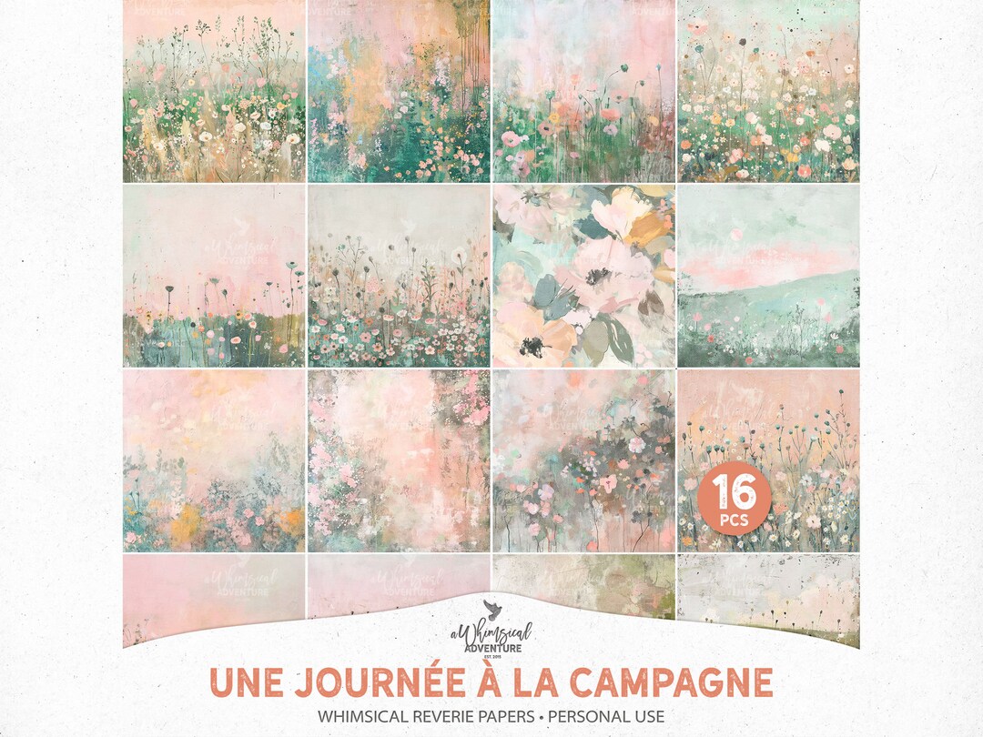 Cottagecore Country and Farm Life Mixed Media Papers for Scrapbooking ...