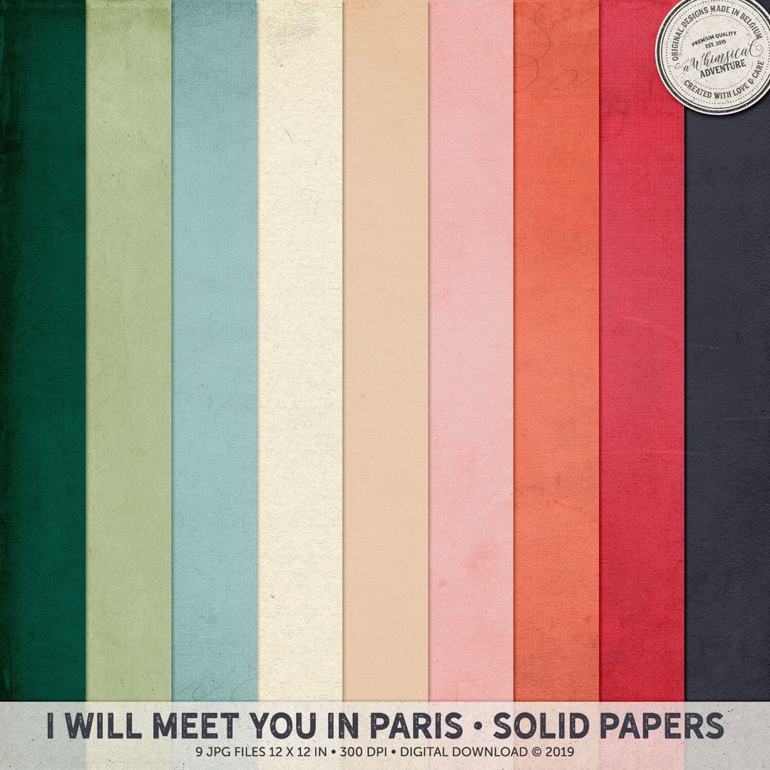 Unicolor Cardboard, Paris Baby Shower, Spring Pack Paper, Solid Color ...
