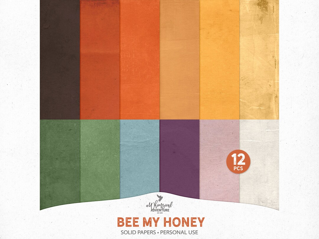 Bee My Honey, Digital Paper, Beekeeper Gift, Save the Bees, Instant ...