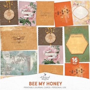 Bee My Honey, Journaling Cards, Project Life, Beekeeper Gift, Save the ...