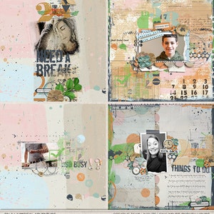 Busy Life Hours In A Day Mixed Media Hand Drawn Graphics | Etsy