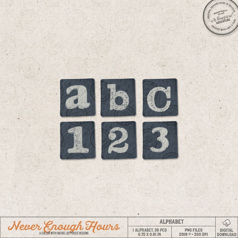 Lower Case Paper Alphabet Letters and Numbers Symbols and - Etsy