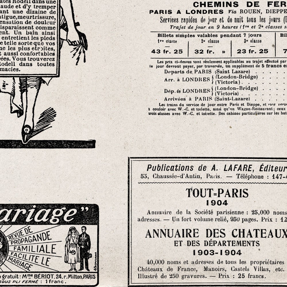 Antique French Advertisements, Commercial Use OK, Digital Download ...