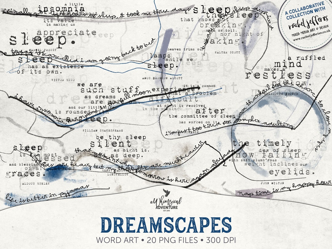 Dreamscapes Inspirational Digital Download Hand Written Journal Prompts ...