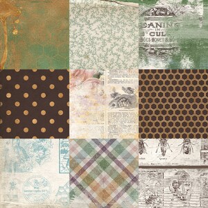 Bee My Honey Digital Paper Beekeeper Gift Save the Bees - Etsy