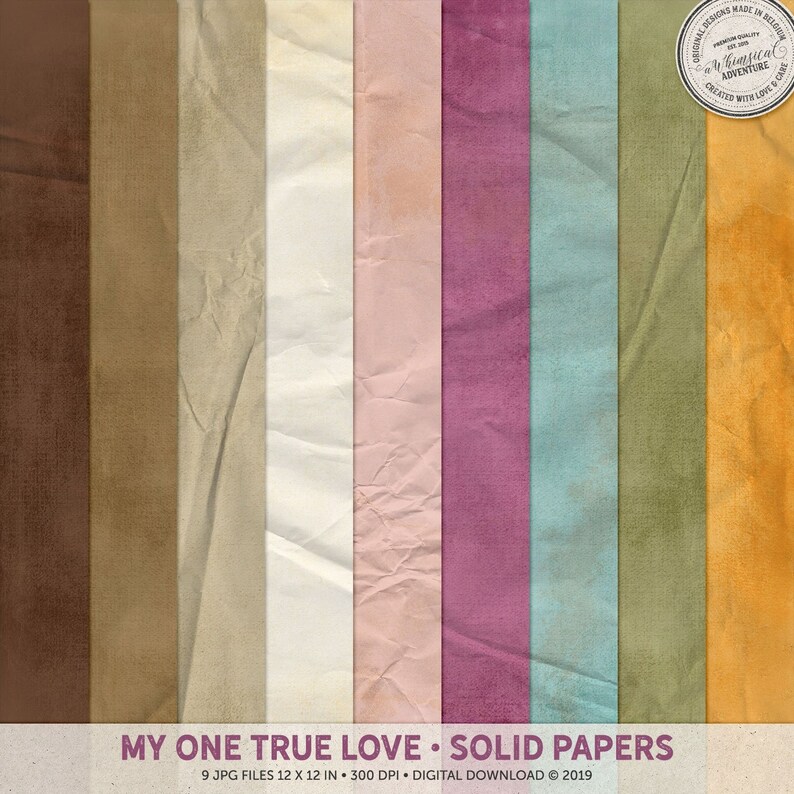 Romantic Digital Paper Pack Textured Paper Background Soft - Etsy