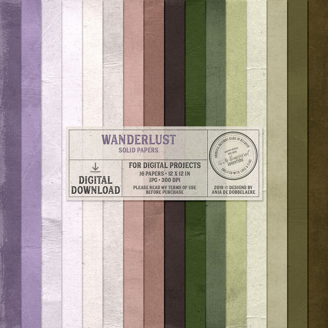 Rustic Digital Paper, Solid Color, Shabby Backgrounds, Digital ...