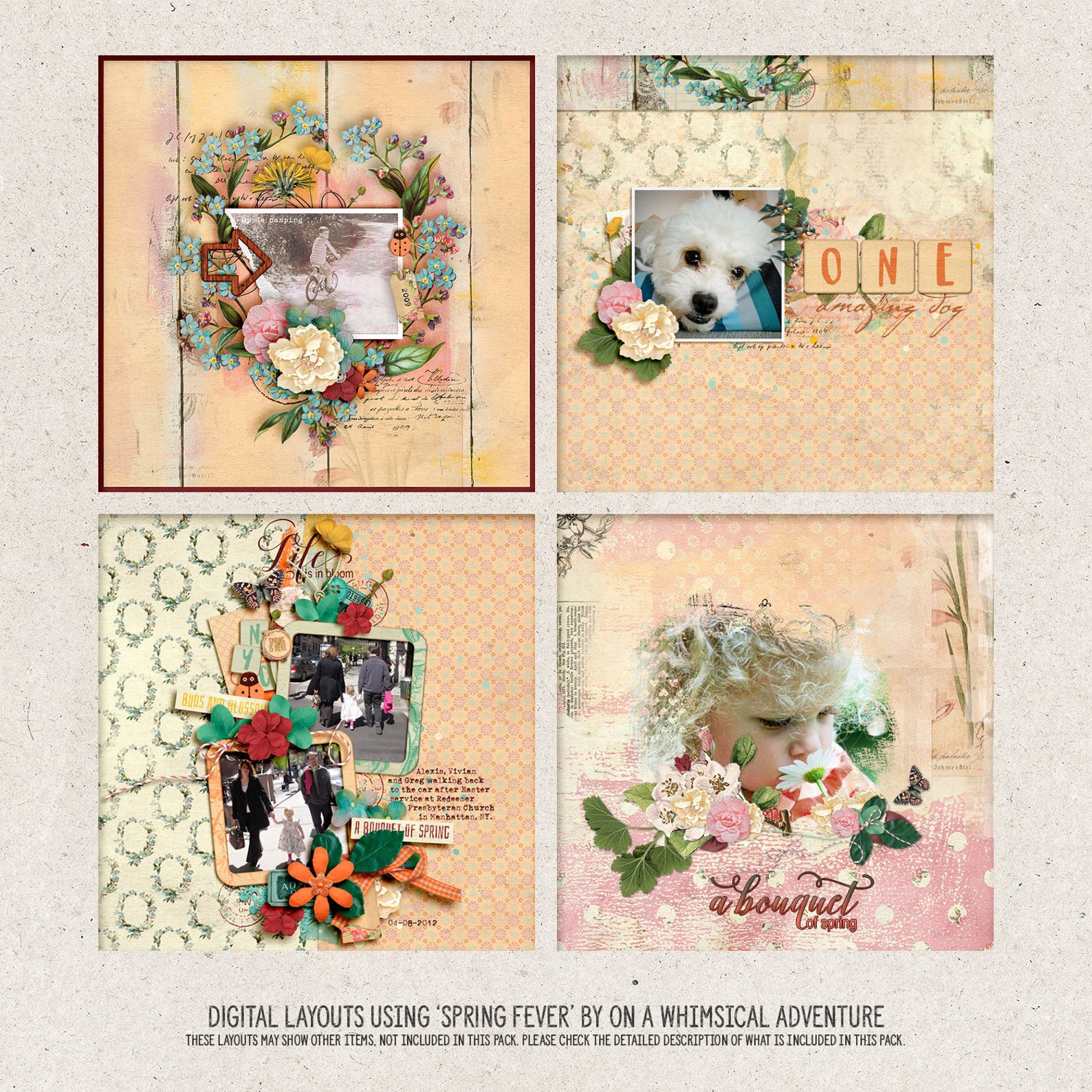 Washi Tape, Digital Scrapbooking, Instant Download, Shabby Chic, Spring ...