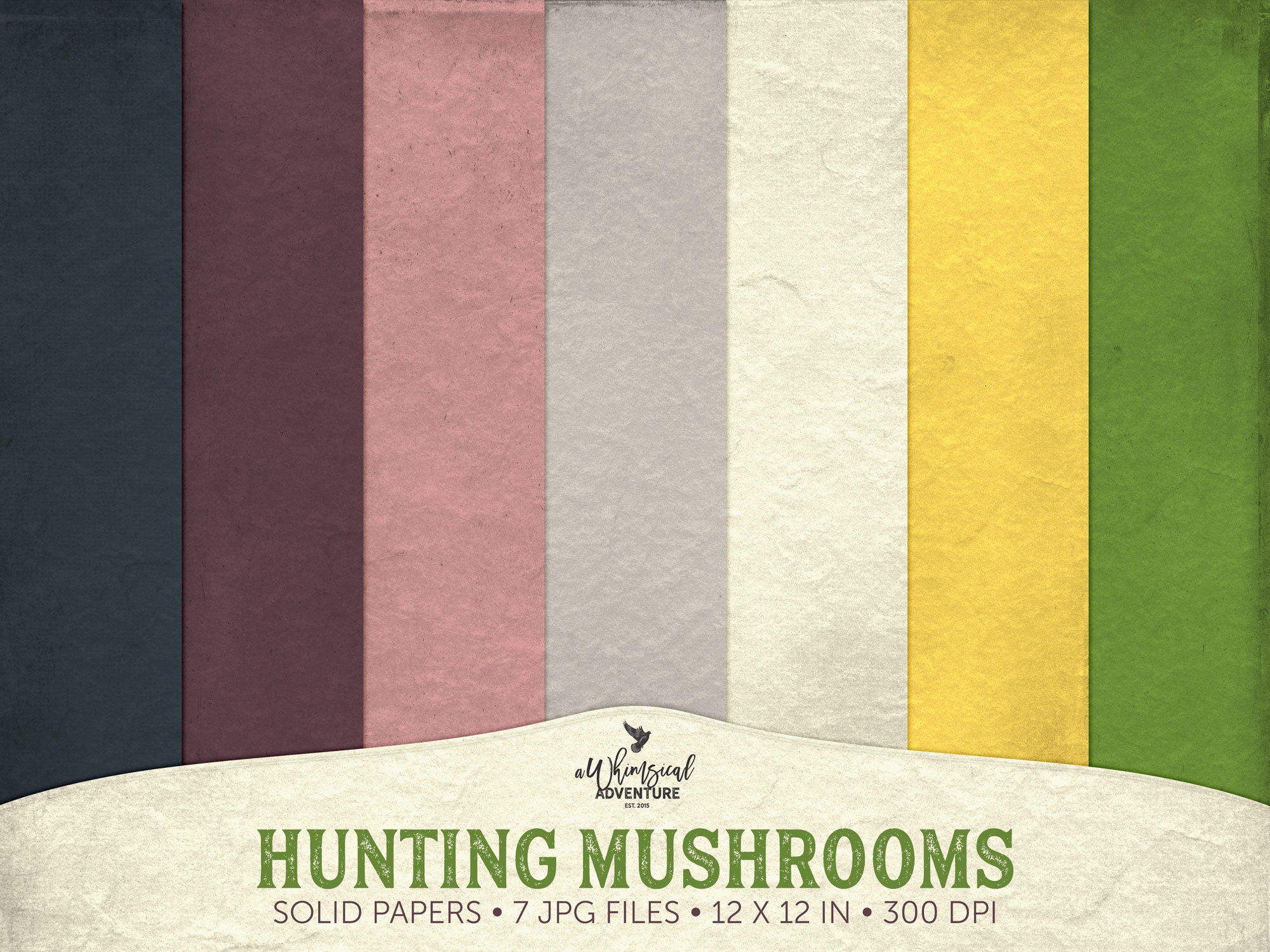 Fall Themed Colors Autumn Paper Pack in the Woods Autumn - Etsy