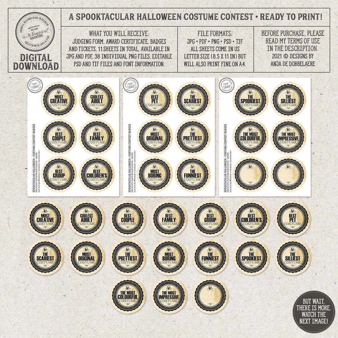 Costume Contest, Printable Forms, Ideas for Halloween, Halloween ...