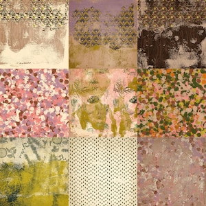 Botanical Pattern, Nature Inspired, Woodland Digital Paper, Autumn ...