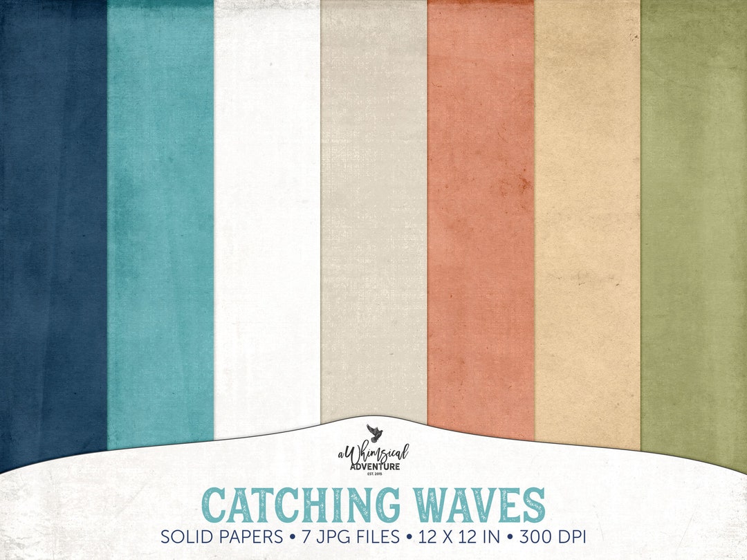 Solid Color Digital Paper Pack Instant Download Beach - Etsy