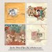 Digital Autumn Scrapbook Paper, Colorful Vintage Floral Patterned Paper ...