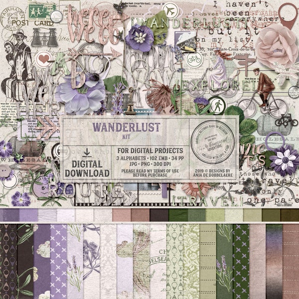 Wanderlust Letters - Etsy