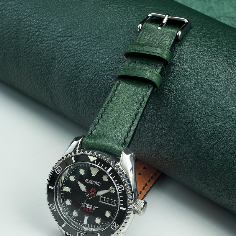 Racing Green Watch Band - Etsy