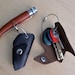 Leather Key Holder Safety for Nails Key Carrier Horween - Etsy