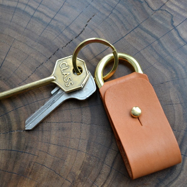 Leather Key Fob - Etsy