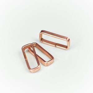 Solid Bronze Copper NATO Loops Frames / Handmade Rectangular Loops for ...