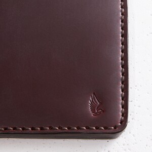 Checkbook Wallet in Horween Chromexcel Black, Brown, Burgundy Leather ...