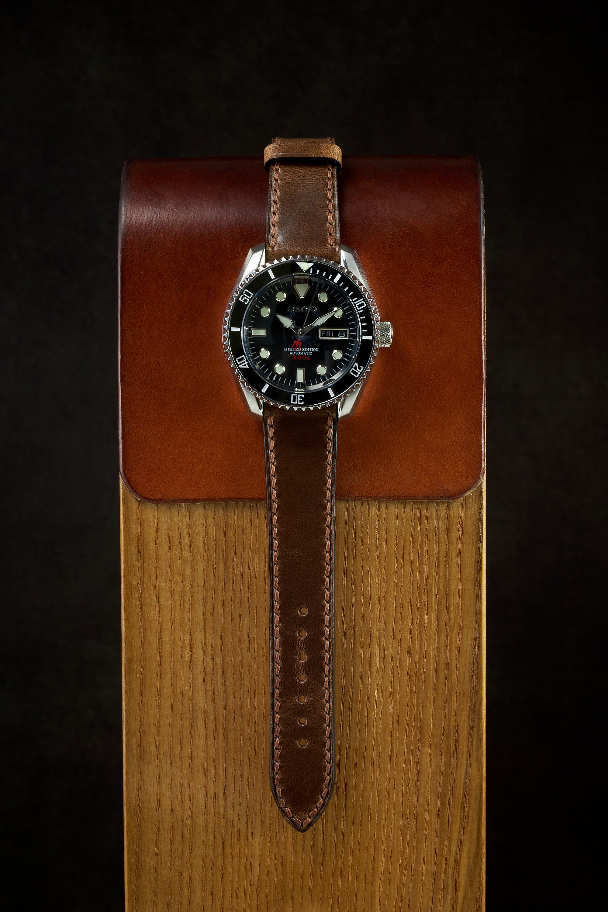 Natural Chromexcel Horween Leather Watch Strap Band / Handmade From ...