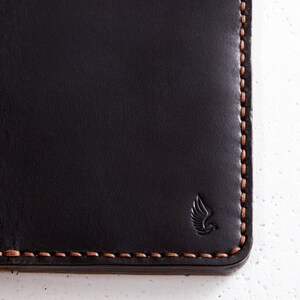 Checkbook Wallet in Horween Chromexcel Black, Brown, Burgundy Leather ...