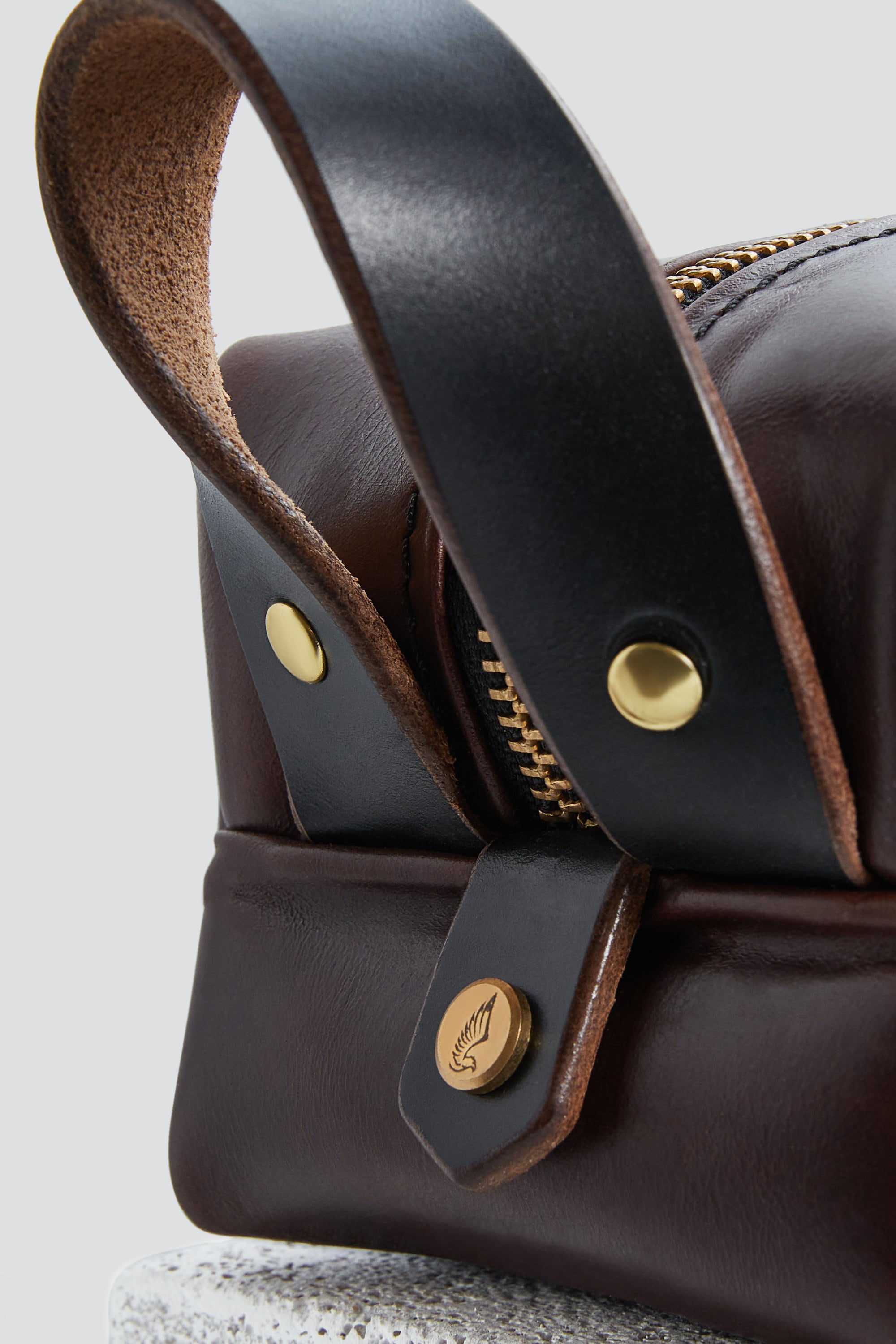 Horween Leather Dopp Kit Bag in Brown Chromexcel / Groomsmen Shaving ...