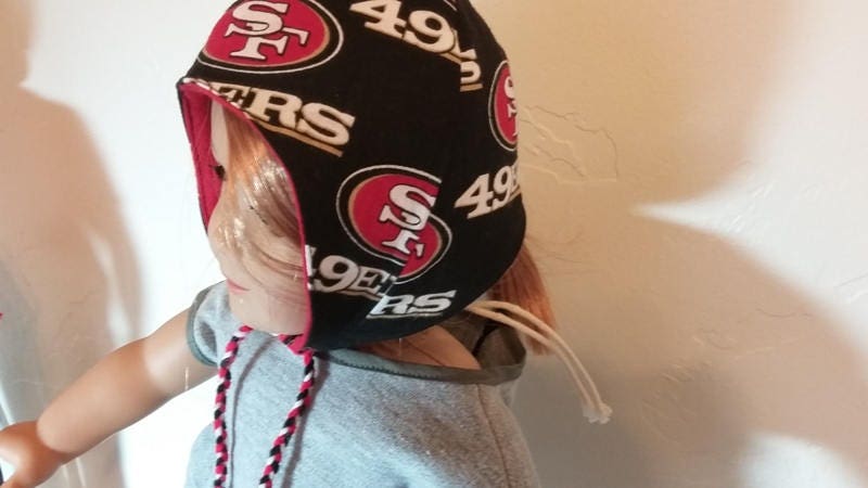 49ers Football Ball Cap and Winter Ear Flaps Hat for 18 - Etsy