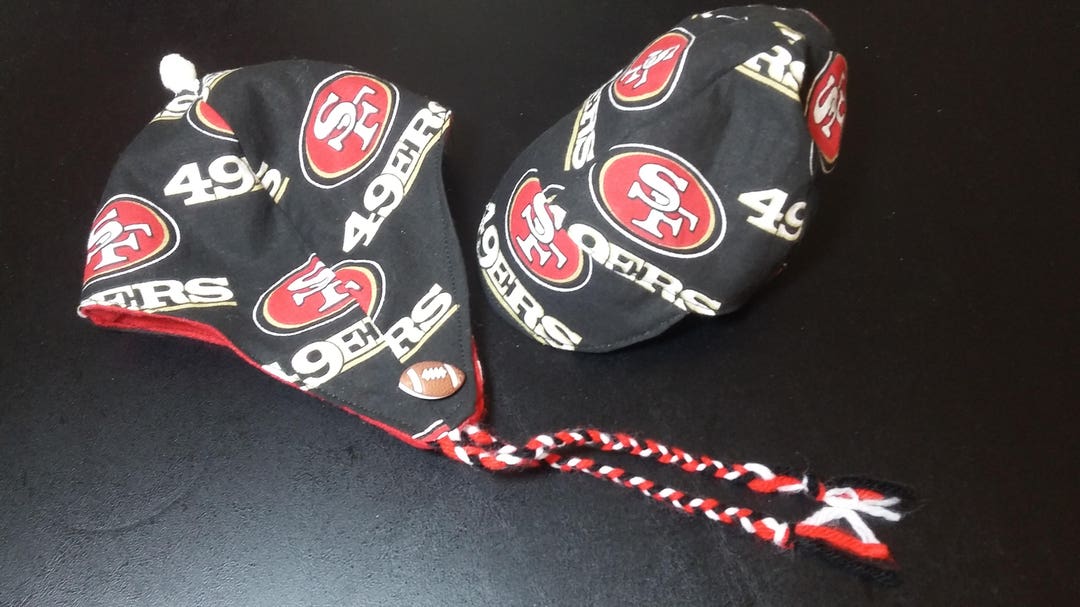 49ers Football Ball Cap and Winter Ear Flaps Hat for 18 - Etsy