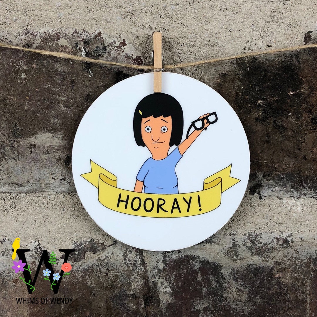 Bobs Burgers Tina Belcher Vinyl Sticker hooray - Etsy