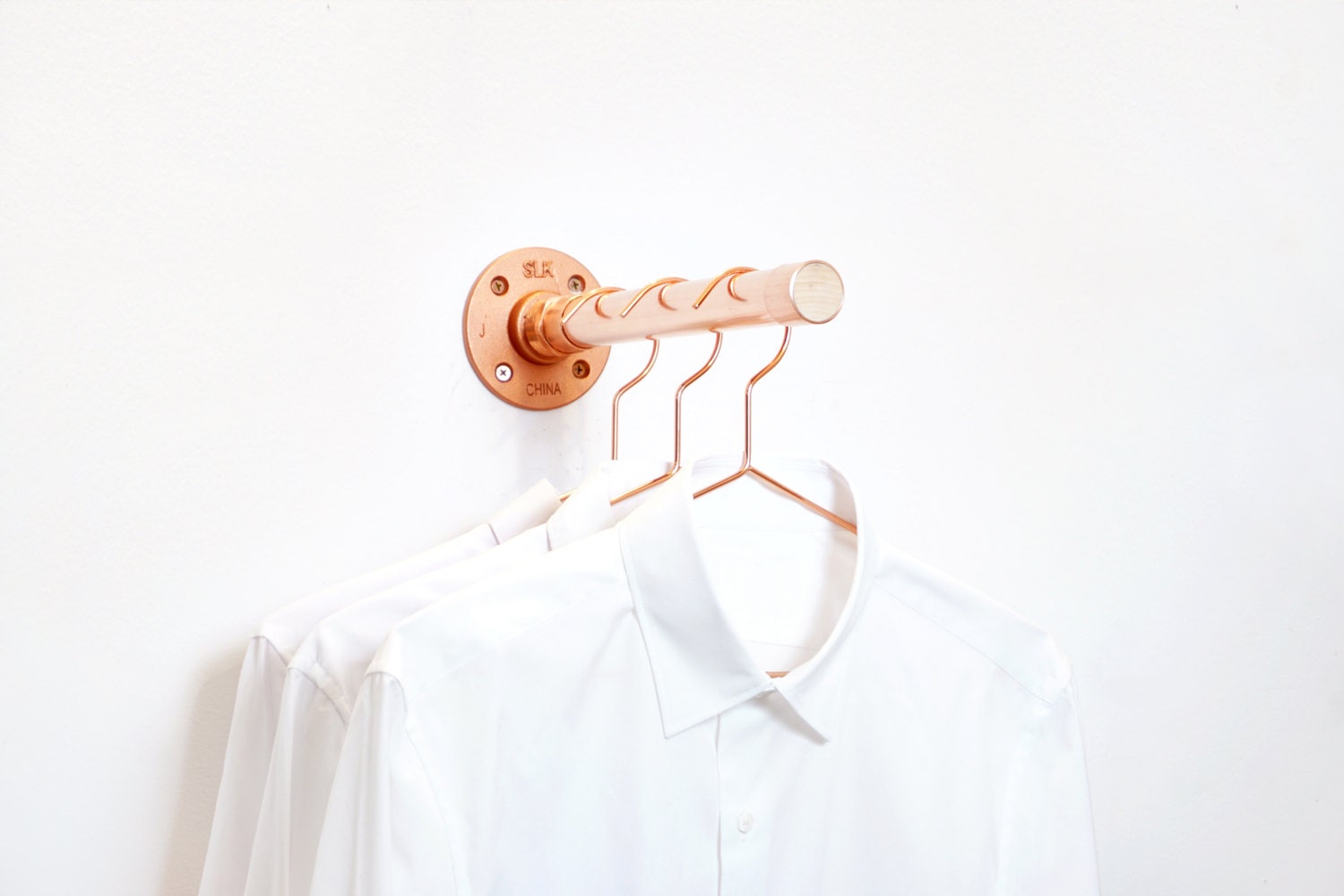 Copper Clothing Display Arm - (front Facing, Face Out, Wall Mounted ...
