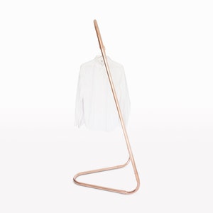 Copper Clothing Rack • Minimal Freestanding • J-rack - Etsy