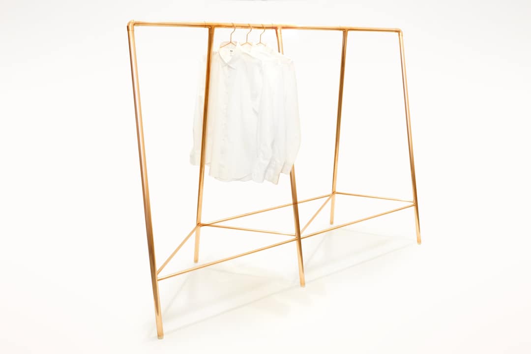 Double Trirack Copper Clothing Rack - Etsy