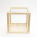Cube Wood Display Case • Glass or Acrylic • Jewelry + Collectibles - Etsy