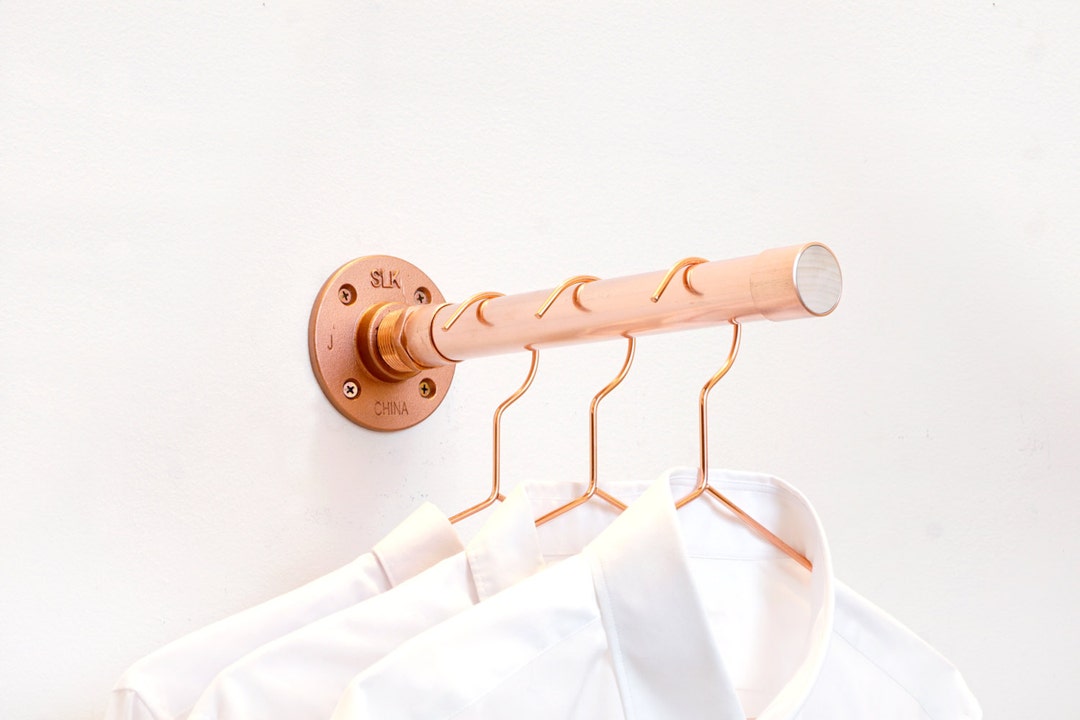 Copper Clothing Display Arm - (front Facing, Face Out, Wall Mounted) - Etsy