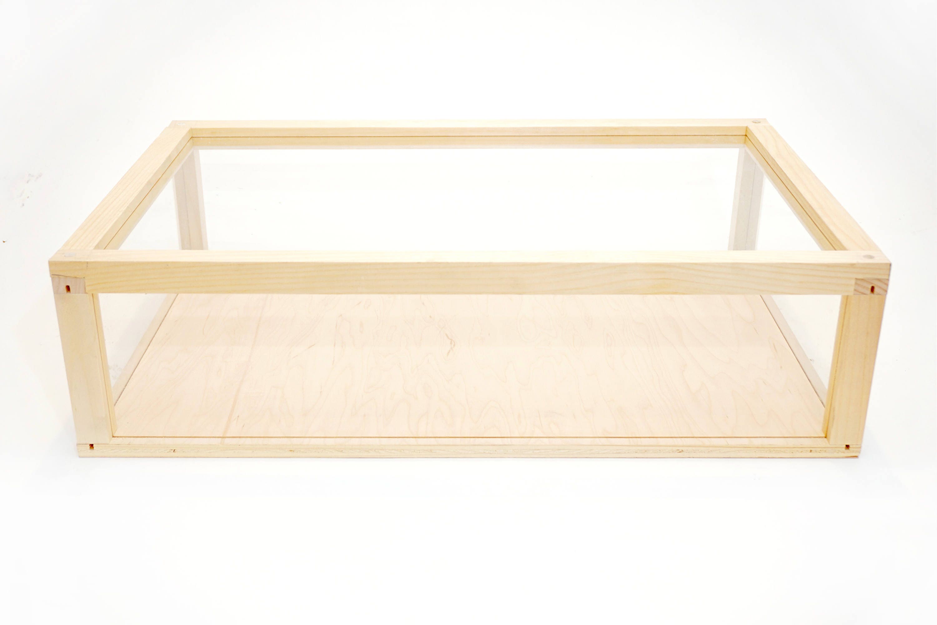 Wood Display Case Glass or Acrylic Jewelry Collectibles | Etsy