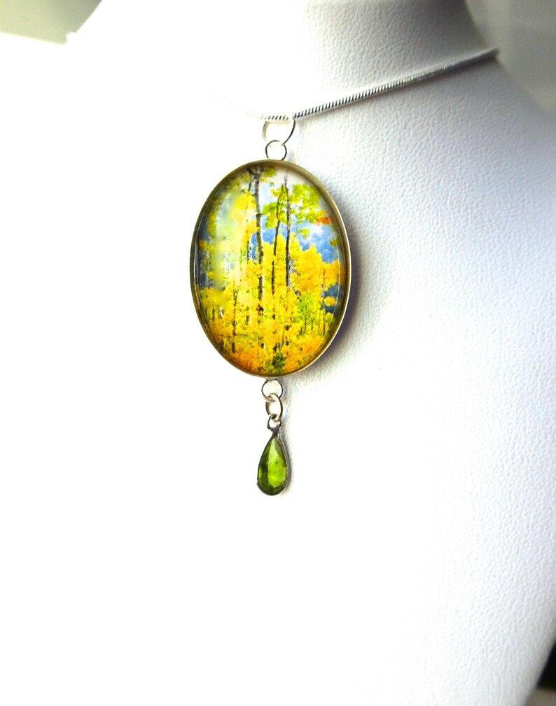 Aspen Leaf Necklace, Mountain Wedding Gift, Fall Necklace, Colorado ...